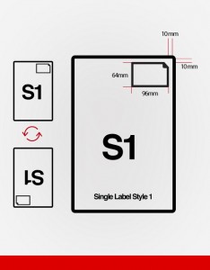 (S1) Single Integrated Label - Cheap Integrated Labels