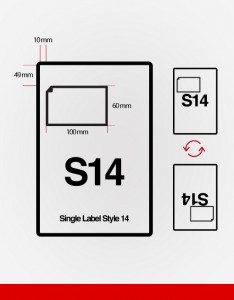 single integrated labels