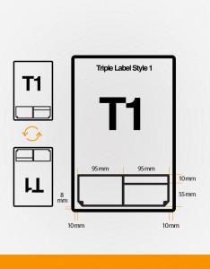 Triple Integrated Label (T1) - Cheap Integrated Labels