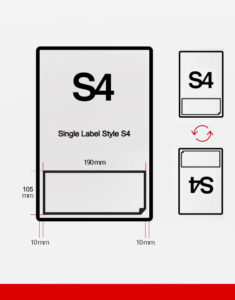 single integrated labels